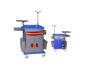 China Mobile Emergency Crash Medical Trolley Hospital Equipment With 5 Drawers for sale