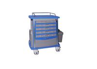 China Movable Drug And Distribution Medical Trolley Cart , Medical Carts On Wheels for sale