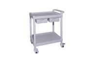 China Hospital Instrument Medication Trolley Cart With Durable Push Handle for sale