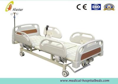 China Luxury Strong Hospital Electric Beds Stable Three Position With Manual Crank for sale