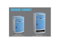 China ABS Plastic Movable Hospital Bedside Locker As Hospital Furniture For Ward Room for sale