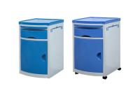 China Plastic Hospital Bedside Cabinet With Wheels , Detachable Locker Bedside Cabinet for sale