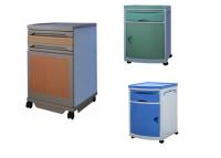 China Durable ABS Hospital Bedside Cabinet Medicine Storage Locker With Castors ( ALS - CB106) for sale