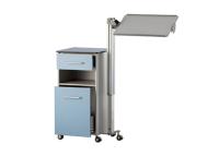 China One Drawer Hospital Bedside Cabinet With Adjustable Dining Table For Patient Room for sale
