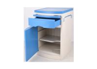 China One Drawer Hospital Bedside Cabinet With Adjustable Dining Table For Patient Room for sale