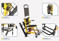 China Electrical Foldaway Stretcher Motorized Portable Power Stair Climbing Wheel Chair for sale