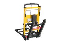 China Yellow Electric Fold Stair Climbing Cart , Stair Climbing Hand Truck Stair Lift for sale