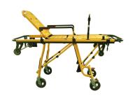 China Automatic Loading Wheeled Ambulance Stretcher Trolley For Incubator 150mm Castors for sale