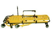China Automatic Loading Wheeled Ambulance Stretcher Trolley For Incubator 150mm Castors for sale