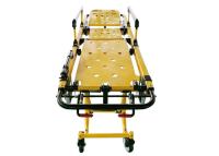 China Medical First Aid Ambulance Stretcher Trolley Height Adjustable Hospital Device for sale