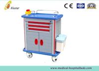China Luxurious Hospital Equipment ABS Medicine Cart Medical Trolley With Drawers, File Bag (ALS-MT135) for sale