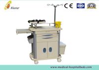 China CE Approved ABS Plastic Medical Trolley Emergency Cart Hospital Trolley (ALS-MT115B) for sale