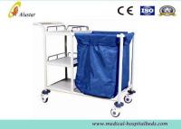China Stainless Steel Dressing Trolley Push Cart Hospital Medical Trolley (ALS-MT14B) for sale