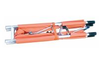 China Medical Emergency Rescue 2 Folding Stretcher Collapsible Ambulance Stretcher for sale