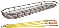 China Adjustable Flexible Stainless Steel 350kg Rescue Basket Stretcher for sale
