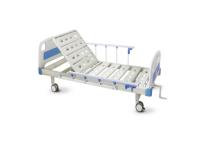 China Manual Adjustable 1 Cranks 200kgs Semi Fowler Hospital Bed One Functions for sale