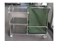 China Stainless Steel Dressing Trolley Push Cart Hospital Medical Trolley (ALS-MT14B) for sale
