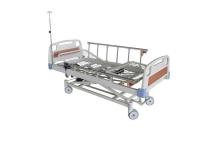 China Three Functional Adjustable Hospital Electric Bed with Mesh Steel Bedboard (ALS-E303) for sale