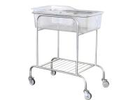 China Pediatric Hospital Baby Bed For Infant , Hospital Baby Cot With Four Wheels for sale