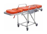 China Anti-Corrosion Adjusted Foldchair Stretcher Trolley Medical Ambulance Trolley Stretcher ALS-S011 for sale