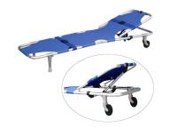 China Aluminum Alloy Folding Stretcher Medical Emergency Stretcher With Wheels ALS-SA102 for sale