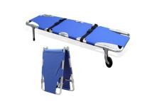 China 2 Folding Stretcher Medical Emergency Rescue Stretcher With wheels ALS-SA101 for sale