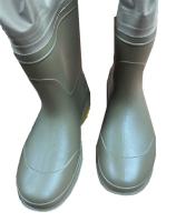 China Felt Nylon Taslan Wading Boots - Chest High 180cm Waterproof Fishing Boots with Vulcanized Sole for sale