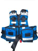 China 150N Professional Multi-Pocket Rescue Life Jacket with High Buoyancy for Extreme Water Sports and Professional Rescue Operations for sale