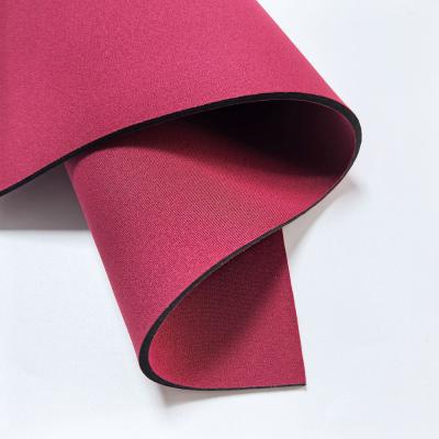 China Black Camo Neoprene Fabric 3mm Thick for Sports Supports Double Side Laminate for sale