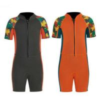 China Men's Shorty Wetsuit Springsuit 2mm Neoprene Front Back Zip for Surfing Snorkeling SUP Kayaking Custom Logo for sale