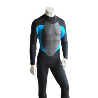 China Men's Full Wetsuit 3/2mm Neoprene Surfing Diving Suit Long Sleeve Back Zip Chest Smooth Skin Panel Thermal Stretch for sale