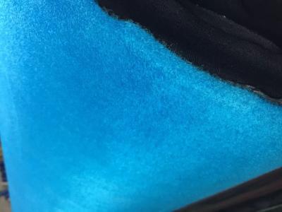 China 6mm SCR Neoprene Fabric Sheet for Sports Supports Blue Durable Flexible for sale