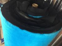 China 6mm SCR Neoprene Fabric Sheet for Sports Supports Blue Durable Flexible for sale