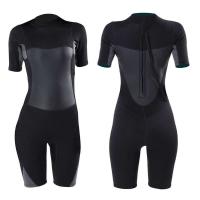 China Men's Shorty Wetsuit Springsuit 3mm Neoprene Front Zip Back Zip Surf Suit for Surfing Snorkeling SUP for sale