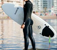China Men's 4/3mm Neoprene Full Wetsuit Back Zip with Smooth Skin Chest Panel Thermal Surf Dive Suit for sale