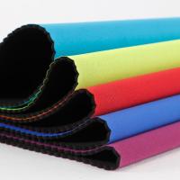 China Nylon Lined SBR SCR Textured Neoprene Fabric 1.5-5mm Thickness for Bags and Protective Gear for sale