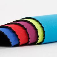 China Nylon Lined SBR SCR Textured Neoprene Fabric 1.5-5mm Thickness for Bags and Protective Gear for sale
