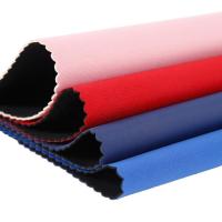 China CR Laminated Neoprene Fabric 150-450gm/yard with Multiple Backing Options for Industrial & Sport Applications for sale