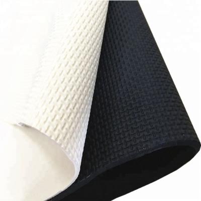 China 4mm Self-Adhesive Shark Skin Neoprene Rubber Sheet 1-25mm Thickness 135×330cm Size Custom Embossed for sale