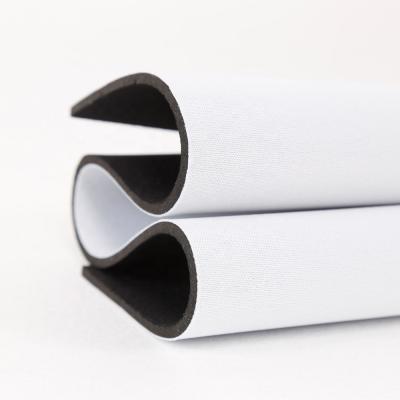 China White Polyester Neoprene Fabric Sheet 135x330cm 3mm Thick Waterproof Material for Custom Digital Printing for sale