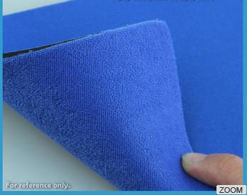 China 3-7mm SBR Neoprene Sponge Foam with Shiny Terry Nylon Fabric - Chemical Resistant 400 Density Material for sale