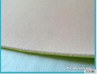 China Laminated Single Face Chloroprene CR Rubber Sheet 2-7mm Thickness 50x130 Inch for Sports Equipment for sale