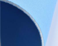 China 30% 50% SCR Rubber Scuba Neoprene Sponge Foam 3mm Thickness, Soft Blue Polyester Jersey Fabric 3300x1300mm for sale