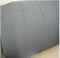 China Perforated SCR Sponge Rubber Sheet 2mm Hole 3300x1300mm with Single Fabric Lamination for Clothing and Sportswear for sale