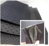 China Perforated SCR Sponge Rubber Sheet 2mm Hole 3300x1300mm with Single Fabric Lamination for Clothing and Sportswear for sale