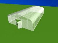 China Shoulder Height 2.5m Agricultural Greenhouse 275gsm Zinc Coating Plastic Film Greenhouse for sale