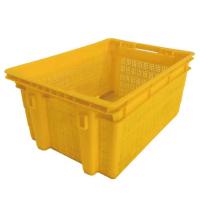 China Harvesting Fruits Plastic Mesh Crate Customized Without Iron Handle for sale