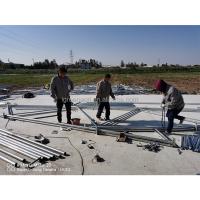 China Roof Height 6.5m Wrought Iron Greenhouse For Flowers And Vegetables for sale