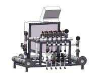 China Greenhouse Agricultural Equipment Vegetables Automated Fertigation Control System for sale