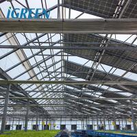 China Solar Gray Polycarbonate Sheet Greenhouse For Aquaponics Farming System for sale